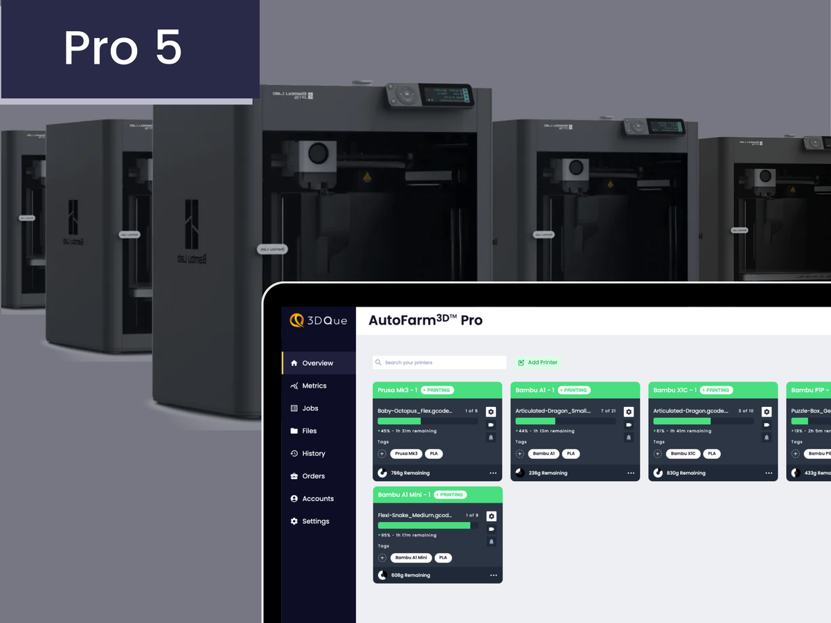 AutoFarm3D for Cubee 3D - Pro 5 Hub | 3DQue