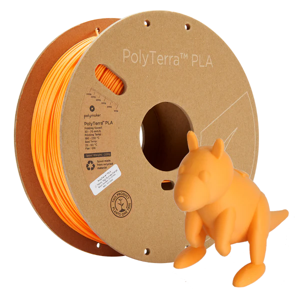 PolyTerra™ Matte PLA - Sunrise Orange - 1kg 1.75mm | 3DQue