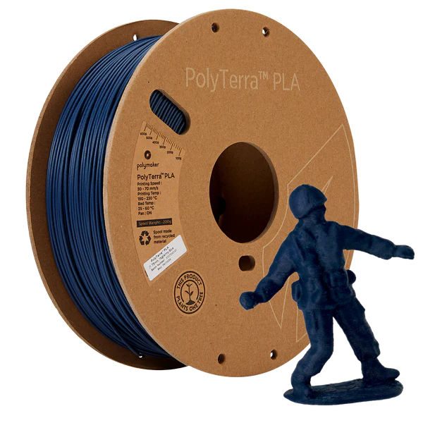 PolyTerra™ Matte PLA - Sapphire Blue - 1 kg 1.75mm | 3DQue